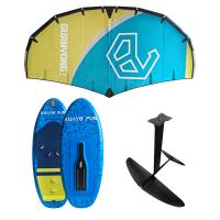China OEM ODM Wingfoil Kitesurf Wing Wind Efoil Sup Hydrofoil Inflatable PVC Surfboard Three-Piece Foil Set For Surfing for sale