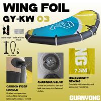 China OEM ODM Wingfoil Kitesurf Wing Wind Efoil Sup Hydrofoil Inflatable PVC Surfboard Three-Piece Foil Set For Surfing for sale