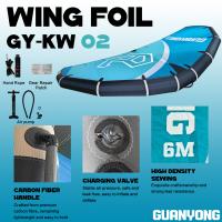 China Hot selling Wingfoil Kitesurf Wind Efoil sup Hydrofoil Inflatable PVC Surfboard Three-Piece Wing Foil Set Surfing hydrofoil for sale