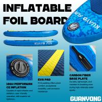 China Hot selling Wingfoil Kitesurf Wind Efoil sup Hydrofoil Inflatable PVC Surfboard Three-Piece Wing Foil Set Surfing hydrofoil for sale