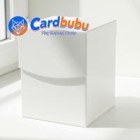 China Premium Acid-Free PP Card Deck Case 100 Double-Sleeved Trading Card Storage Box Fits MTG Pokémon Sports Cards PVC-Free Protector with Divider for sale