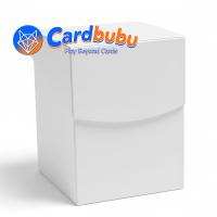 China Premium Acid-Free PP Card Deck Case 100 Double-Sleeved Trading Card Storage Box Fits MTG Pokémon Sports Cards PVC-Free Protector with Divider for sale