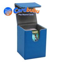 China Game Leather Deck Box Magnetic Storage Case 100 Cards MTG PokéMon TCG for sale