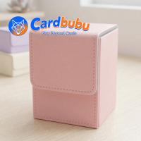 China YuGiOh Leather Card Deck Holder 100 Cards PokéMon Bulk Card Storage for sale
