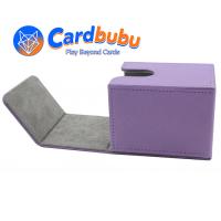 China PU Leather Yugioh Boxes Trading Cards Stylish Magnetic Closure Pokemon Card Box Holder for sale
