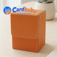 China TCG CCG 100 Card Deck Box Funny Magic The Gathering Leather Deck Box for sale