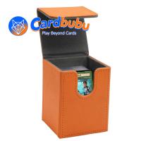 China TCG CCG 100 Card Deck Box Funny Magic The Gathering Leather Deck Box for sale