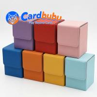 China TCG CCG 100 Card Deck Box Funny Magic The Gathering Leather Deck Box for sale