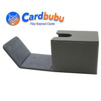 China Eco Friendly PU Leather Deck Box Storage Trading Card Case Holder Holds 100 Cards for sale