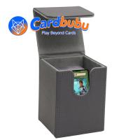 China Eco Friendly PU Leather Deck Box Storage Trading Card Case Holder Holds 100 Cards for sale