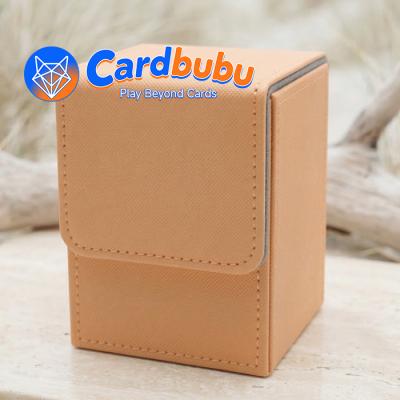 China Yu Gi Oh Leather Deck Box Stamping Magic Gathering TCG  Card Organization Box for sale