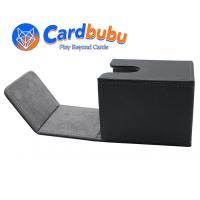 China 4.13in leather deck holder YuGiOh 100 Toploding pokemon tcg deck box for sale