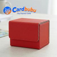 China Commander Horizontal Yugioh Leather Deck Box Card Board Box Holder For Trading Card for sale