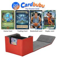 China Commander Horizontal Yugioh Leather Deck Box Card Board Box Holder For Trading Card for sale