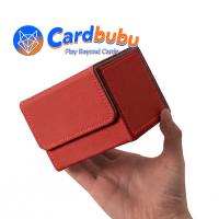 China Commander Horizontal Yugioh Leather Deck Box Card Board Box Holder For Trading Card for sale