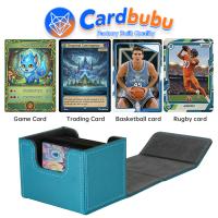 China Horizontal Magnetic Closure Leather Deck Box Party Cooperative TCG Playing Card for sale
