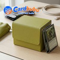 China Crosswise Leather Deck Box Mtg Magnetic Deck Box 3.95 Inch Lock Storage Yugioh for sale