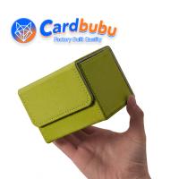 China Crosswise Leather Deck Box Mtg Magnetic Deck Box 3.95 Inch Lock Storage Yugioh for sale