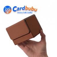 China OEM PU Leather Deck Box 100 Card MTG Yugioh TCG Custom Tcg Deck Box for sale