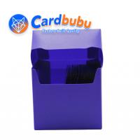 China Card Protection Plastic Deck Box Custom Packaging Plastic Custom Mtg Deck Boxes for sale