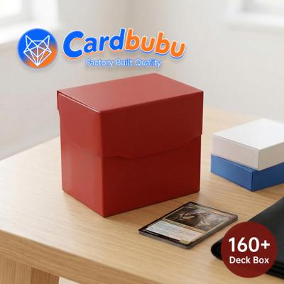 China Game Cards Pokeball Deck Box  Multicolor 4.25in Card Storage Box With Dividers for sale