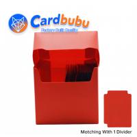 China Game Cards Pokeball Deck Box  Multicolor 4.25in Card Storage Box With Dividers for sale