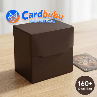 China PP Trading Card Storage Case Heavy Duty Plastic Blank Playing Card Boxes TCG for sale