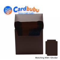 China PP Trading Card Storage Case Heavy Duty Plastic Blank Playing Card Boxes TCG for sale