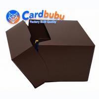 China PP Trading Card Storage Case Heavy Duty Plastic Blank Playing Card Boxes TCG for sale