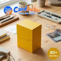 China Trading Cards Commander Deck Box Yellow Snap Lock Graded Card Display Case for sale