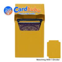China Trading Cards Commander Deck Box Yellow Snap Lock Graded Card Display Case for sale