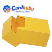 China Trading Cards Commander Deck Box Yellow Snap Lock Graded Card Display Case for sale