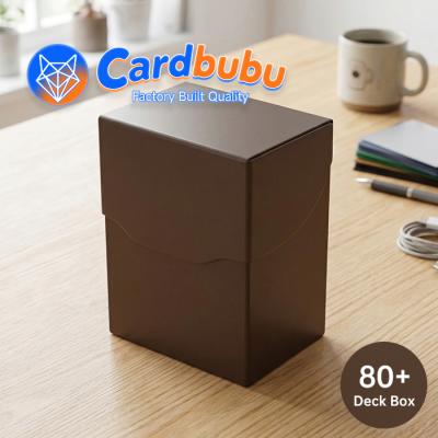 China 3.74in TCG Deck Box Custom Logo Trading Plastic  Card Deck Holder Bulk Cases for sale