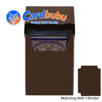China 3.74in TCG Deck Box Custom Logo Trading Plastic  Card Deck Holder Bulk Cases for sale