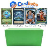 China Grass Green Custom Deck Box 8.81in Customer'S Logo Cardboard Card Storage for sale