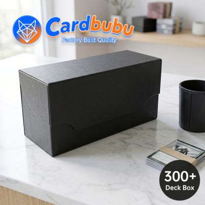 China Custom PP Large Card Deck Box 300 Cards Double Sleeved Card Storage Box OEM for sale