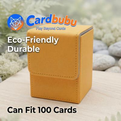 China Trading Cards Leather Deck Box Durable Stylish Magnetic Closure For Yu Gi Oh  PokéMon for sale