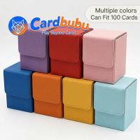 China YuGiOh Leather Card Deck Holder 100 Cards PokéMon Bulk Card Storage for sale