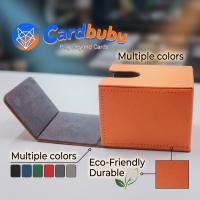 China TCG CCG 100 Card Deck Box Funny Magic The Gathering Leather Deck Box for sale