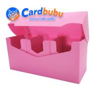 China Light Pink Premium Deck Box Holder 300+ Cards OEM PokéMon Card Booster Box for sale