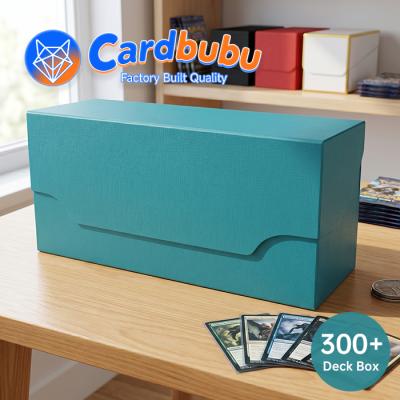 China 300 Cards TCG Deck Box Double Sleeved PT CG MTG YuGiOh Custom Card Deck Boxes for sale