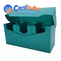 China 300 Cards TCG Deck Box Double Sleeved PT CG MTG YuGiOh Custom Card Deck Boxes for sale