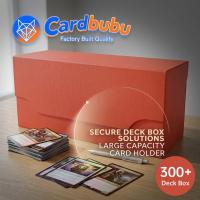 China Custom PP Large Card Deck Box 300 Cards Double Sleeved Card Storage Box OEM for sale
