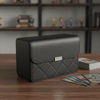 China Luxury PU Leather Playing Card Box Magnetic Closure Card Games Storage Custom Playing for sale
