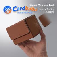 China Crosswise Leather Deck Box Mtg Magnetic Deck Box 3.95 Inch Lock Storage Yugioh for sale