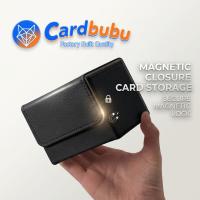China Luxury PU Leather Playing Card Box Magnetic Closure Card Games Storage Custom Playing for sale