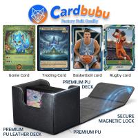 China OEM PU Leather Deck Box 100 Card MTG Yugioh TCG Custom Tcg Deck Box for sale