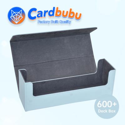 China Storage Solution Double Deck Box 3.7 Inch Eco Card Boxes For Trading Cards for sale