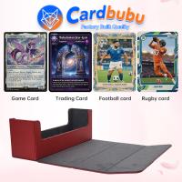 China PU Card Double Deck Box PT CG MTG Magnetic Closure For Bulk Game Packaging for sale