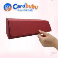 China PU Card Double Deck Box PT CG MTG Magnetic Closure For Bulk Game Packaging for sale